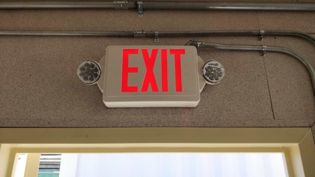 Exit Sign With Lights - UBOXIT